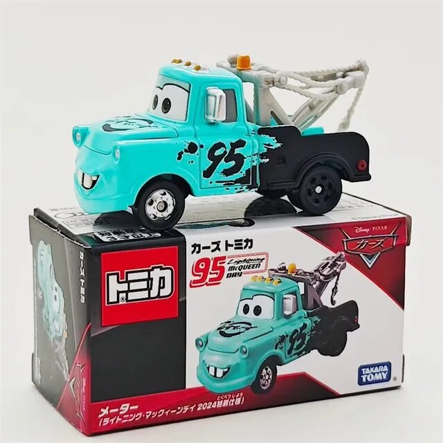 Takara Tomy 2024 95-й Тачки Молния Маккуин Джексон Шторм литая модель автомобиля коллекционный подарок детский подарок игрушки
