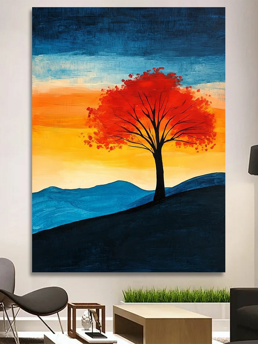 Природа / дерево, картина на стену / в интерьер, 40х60 см.