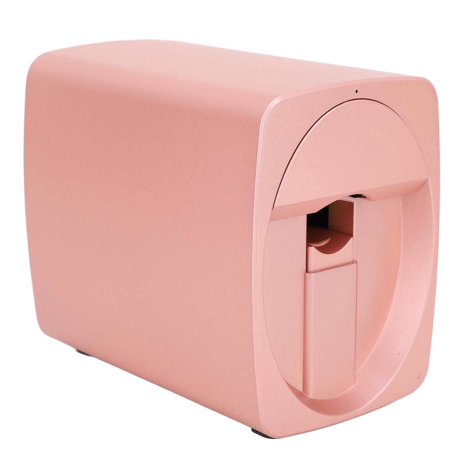 Принтер для ногтей, умное приложение для управления камерой, идентификация, портативная машина для цветной печати для дизайна ногтей «сделай сам», для дома, путешествий, вечеринки, розовое золото