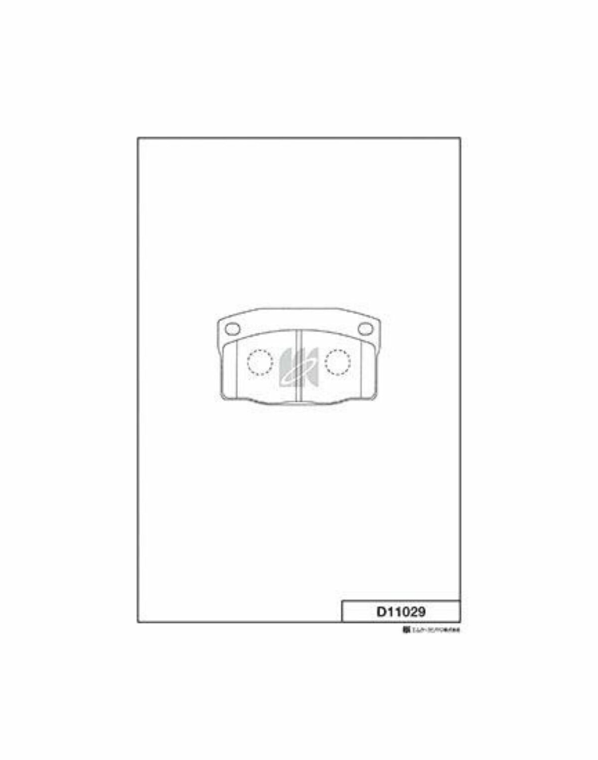 Колодки Daewoo Lemans 90-95(Kashiyama D11029)