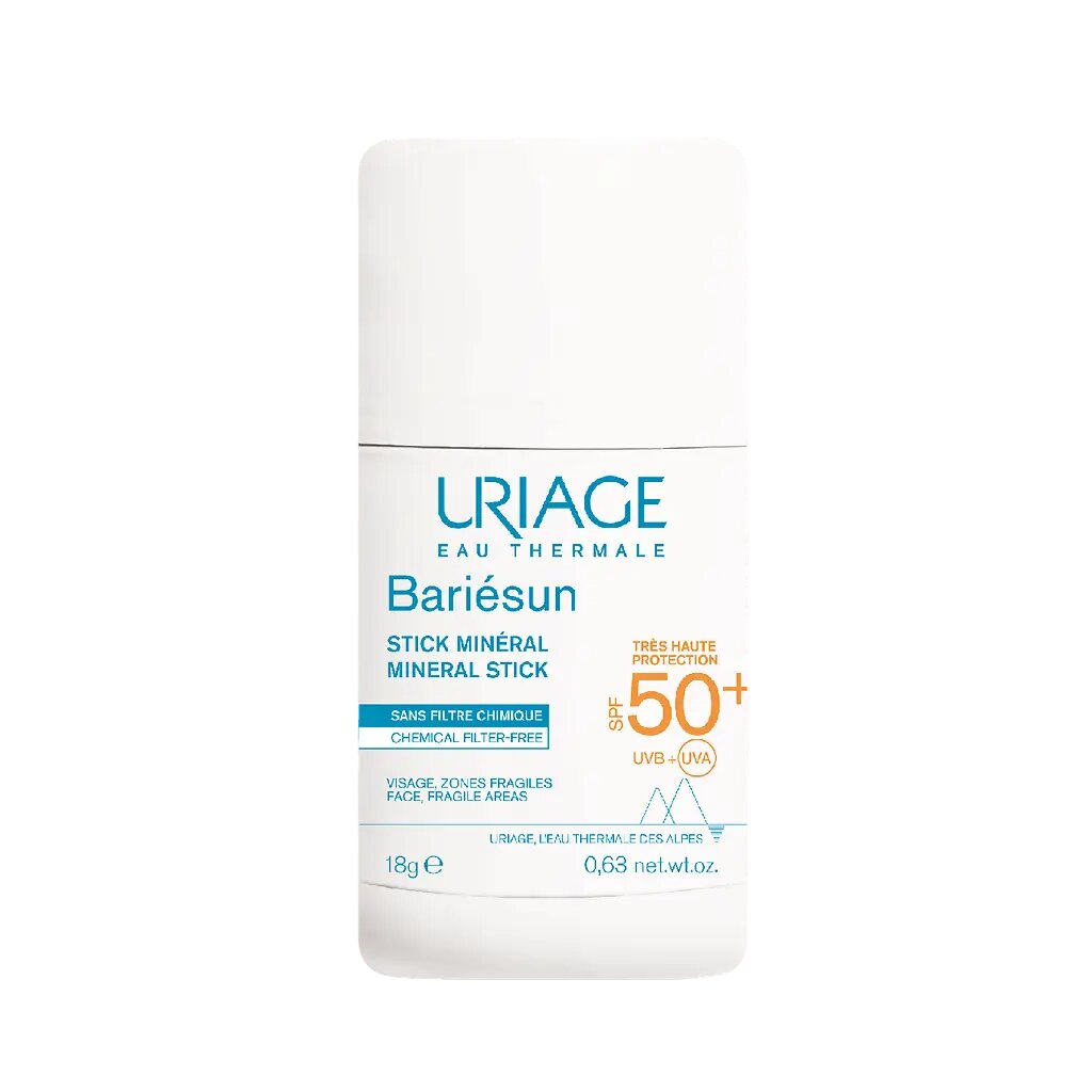 Uriage Bariesun Минеральный стик SPF50+ 18 г 1 шт