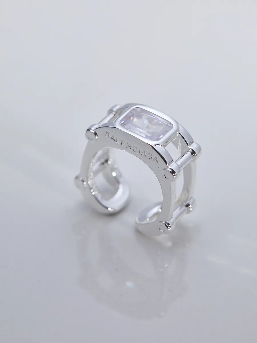 Кольцо, фианит, кристалл, циркон