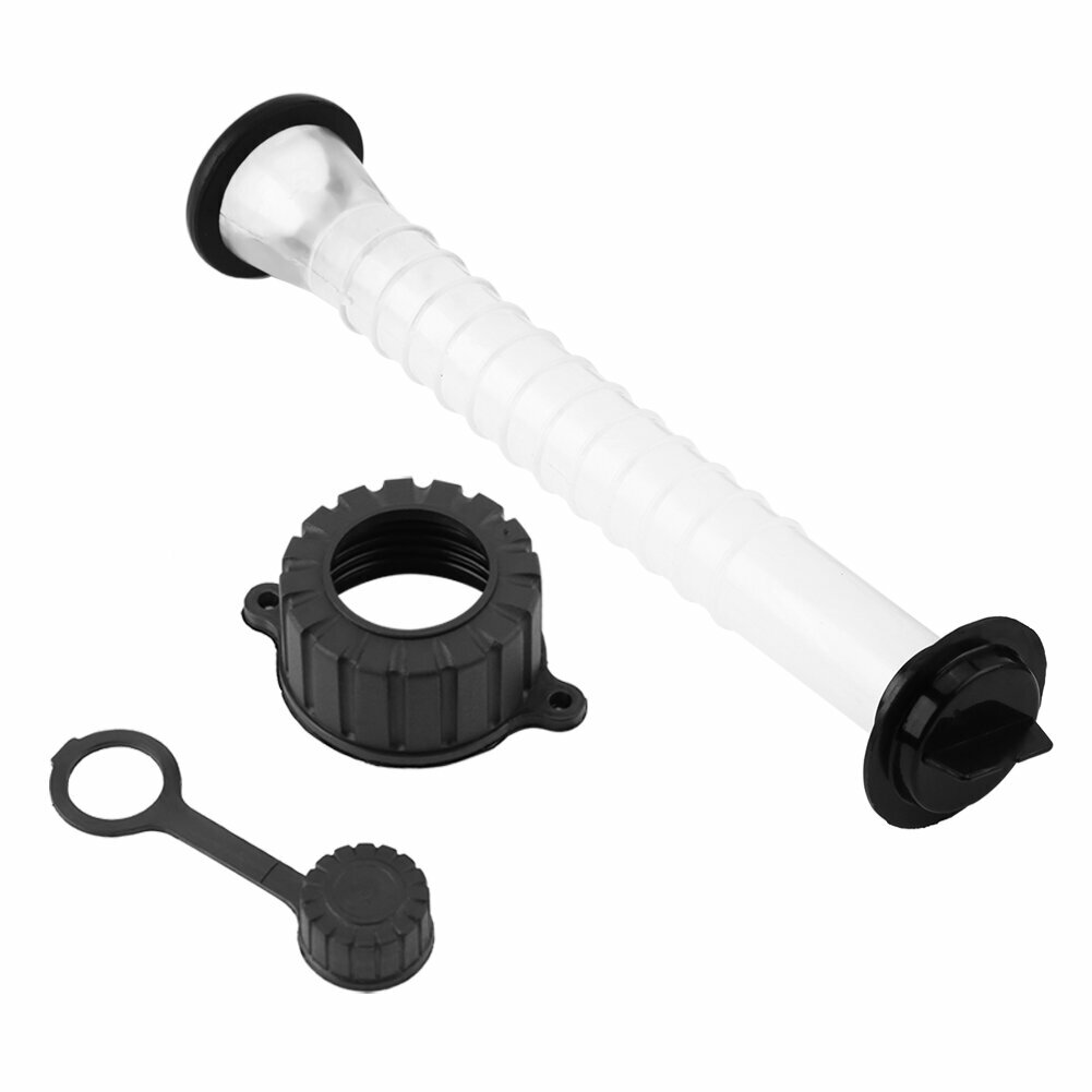 Комплект запасных частей и носика для топливной канистры, модель канистры, вентиляционная крышка, прокладка, заглушка.