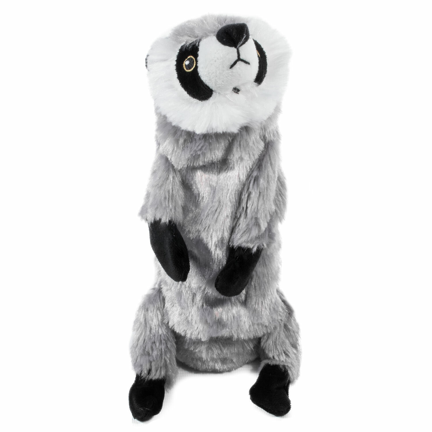 Игрушка для собак Шкурка енота с бутылкой и пищалками 45см, бренд Gigwi