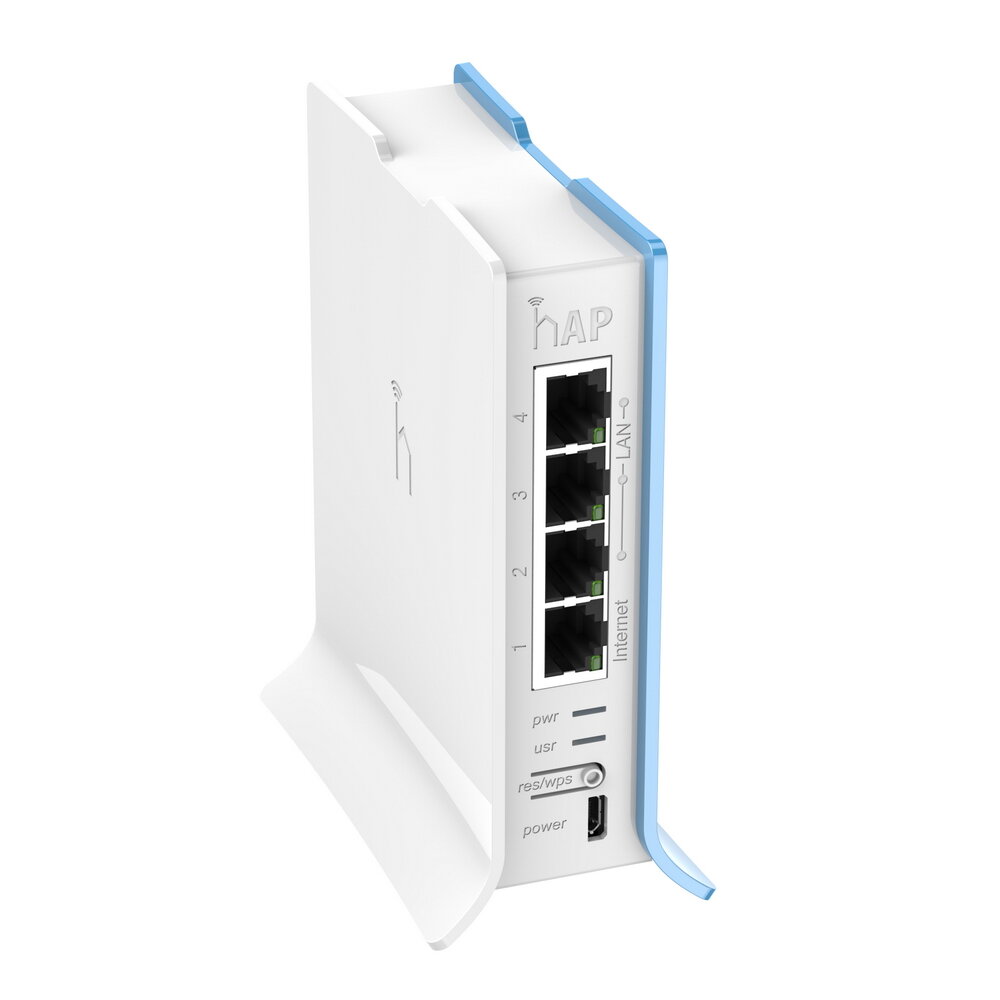 Маршрутизатор MIKROTIK RB941-2nD-TC hAP lite || Wi-Fi router. 802.11b/g/n 2.4GHz, 4x Ethernet 10/100 {20} (003102) уц-4-1