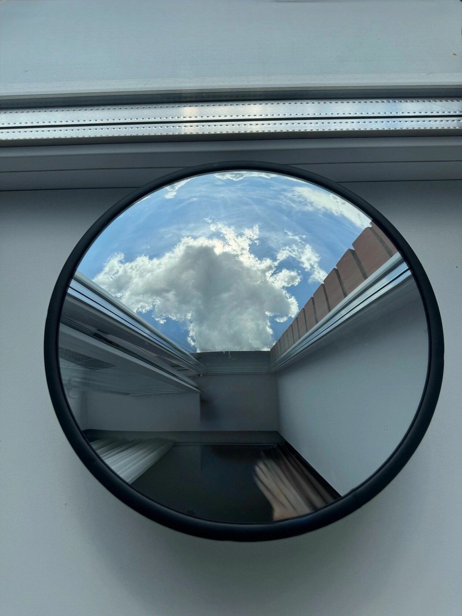 Зеркало круглое на капот на Америку Freightliner Intenational Kenworth Peterbilt Volvo VNL