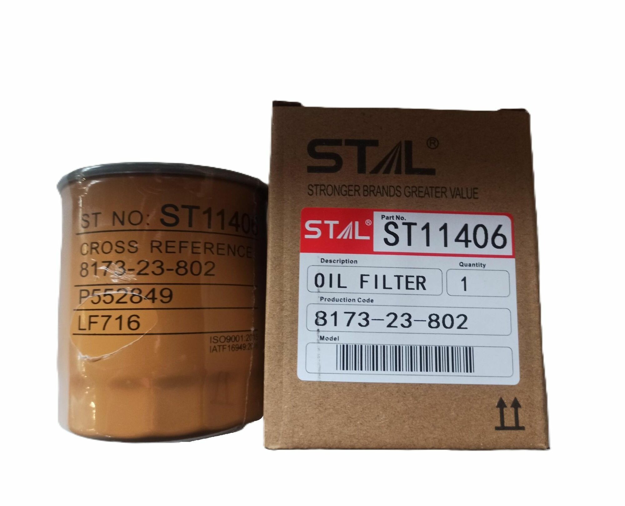 Фильтр масляный STAL ST11406 (LF716; LF3812; P502063; P552849; 993862C1; 3I-1326) Ford Mazda Honda Nissan Honda