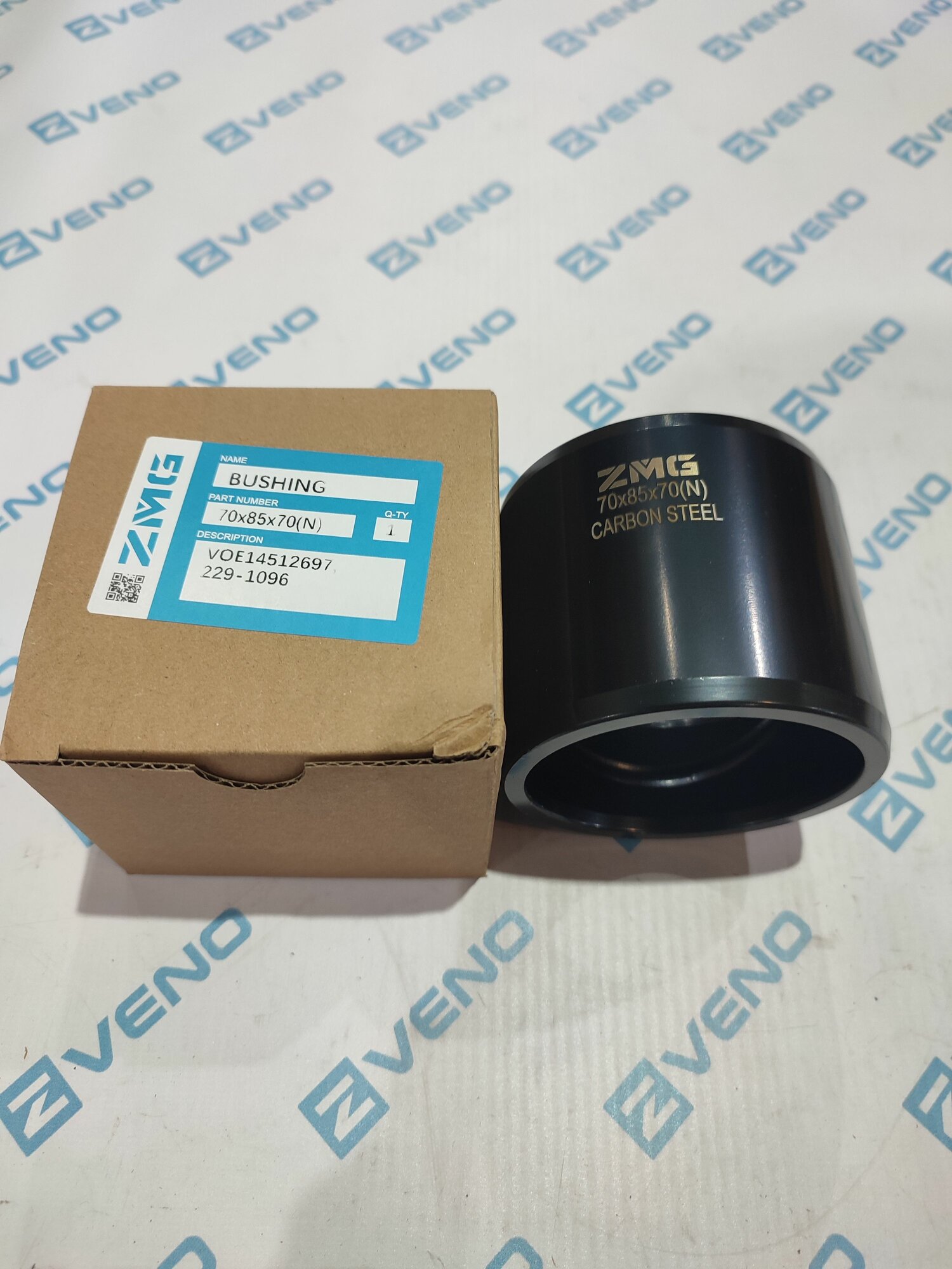 Втулка 70x85x70(N), VOE14512697, 229-1096 ZMG для экскаватора Caterpillar 320D, Volvo EC210