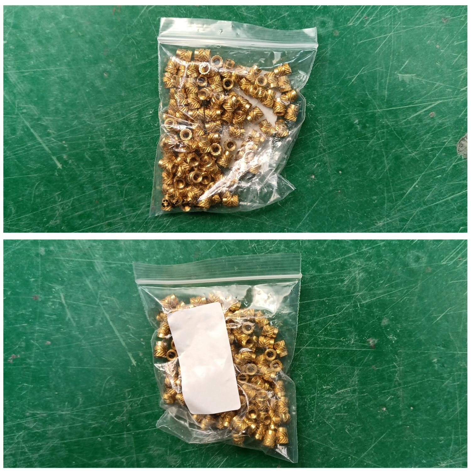 100 шт. резьба M3 с накаткой из латуни с резьбой термостойкая термостойкая вставка гайка для 3D-принтера