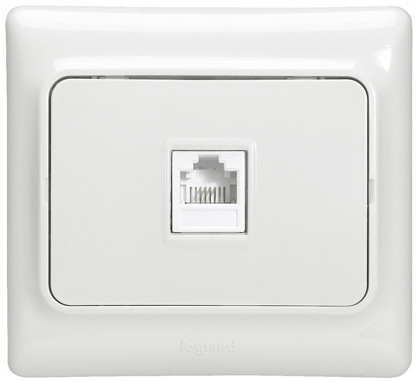 Legrand Kaptika Розетка телефонная RJ11 скрытый монтаж, белый 782114