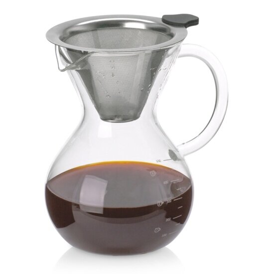 Кемекс Eat&bite 500 мл, с фильтром и ручкой, стекло/сталь (875641)