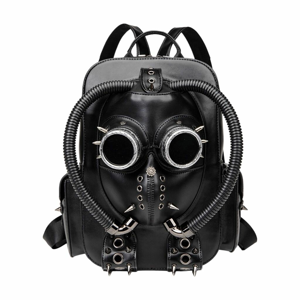 Европейский и американский панк-рюкзак большой вместимости в готическом стиле