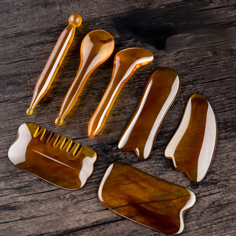 Массажная палочка для лица и тела, набор из 7 предметов для ухода за кожей и сухожилиями