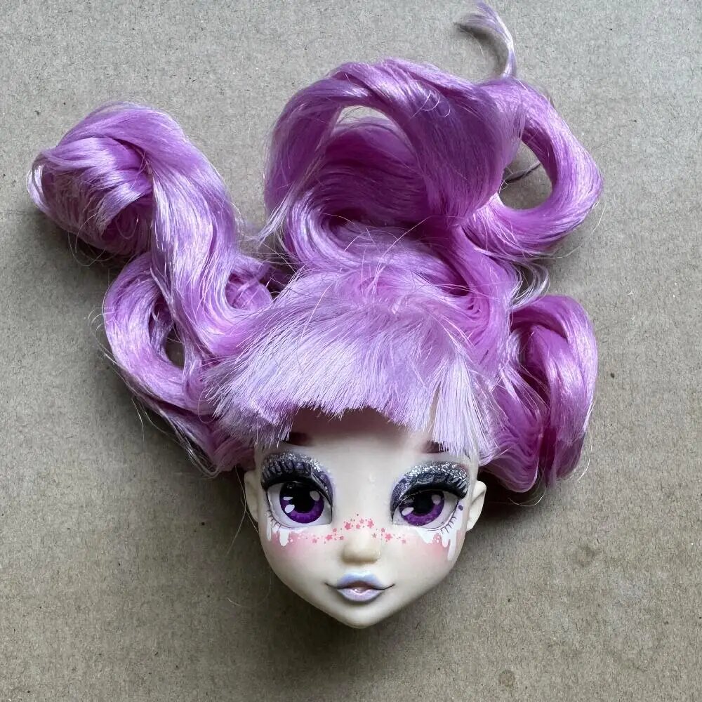 1/6 стеклянные глаза, кукольные головы для девочек, твердая голова, детские игрушки «сделай сам», подарки на день рождения