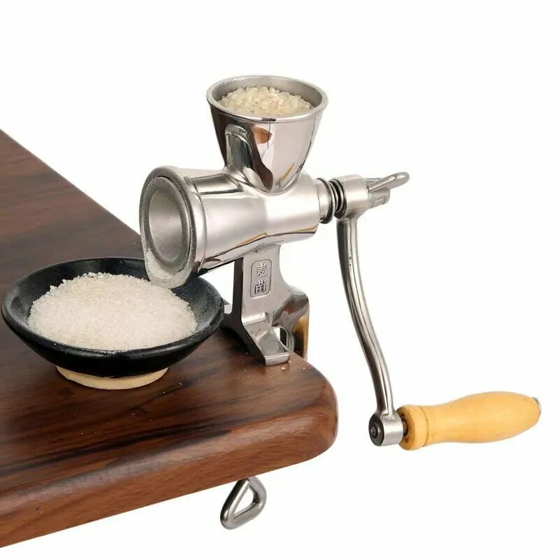 Ручная мельница Stainless Steel Hand Mill для измельчения масличных культур и кофе.