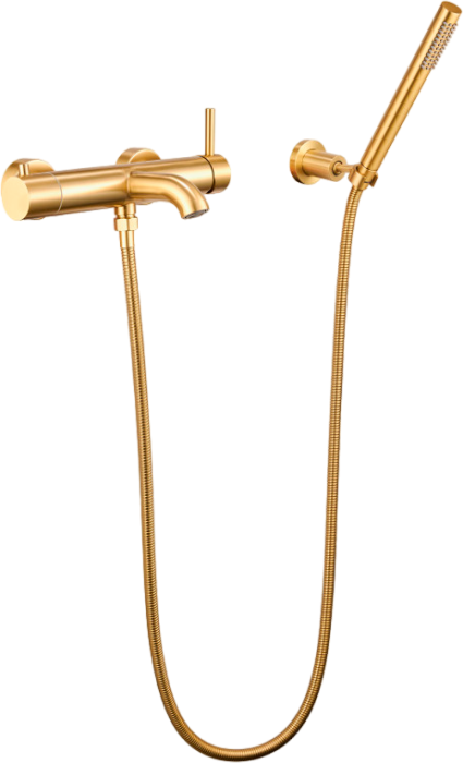 Смеситель для ванны с душем Milacio Ultra MCU.350. GD золото