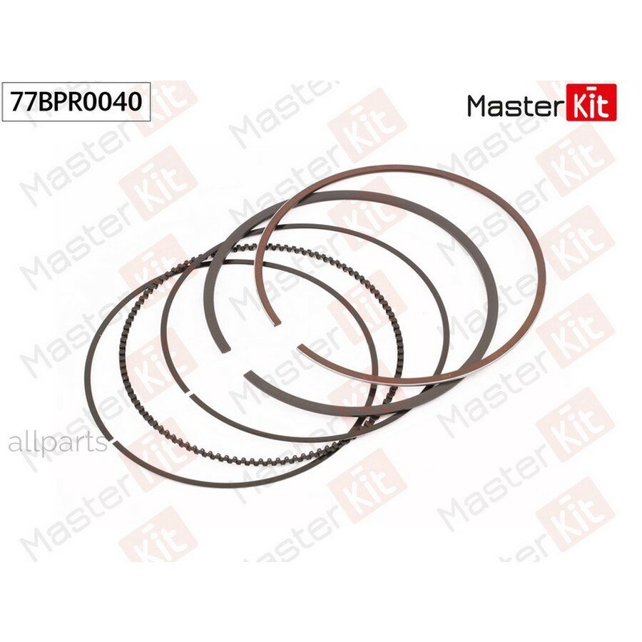 MASTERKIT 77BPR0040 Кольца поршневые (к-т на 1 поршень) (1,0)