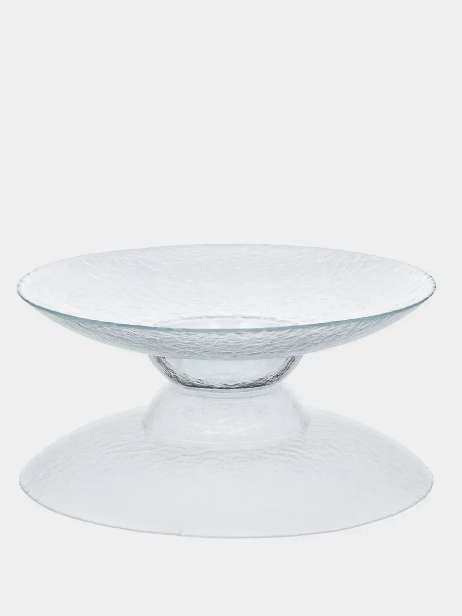 Тарелка сервировочная d=30 см для пасты «CRYSTAL» секлянная