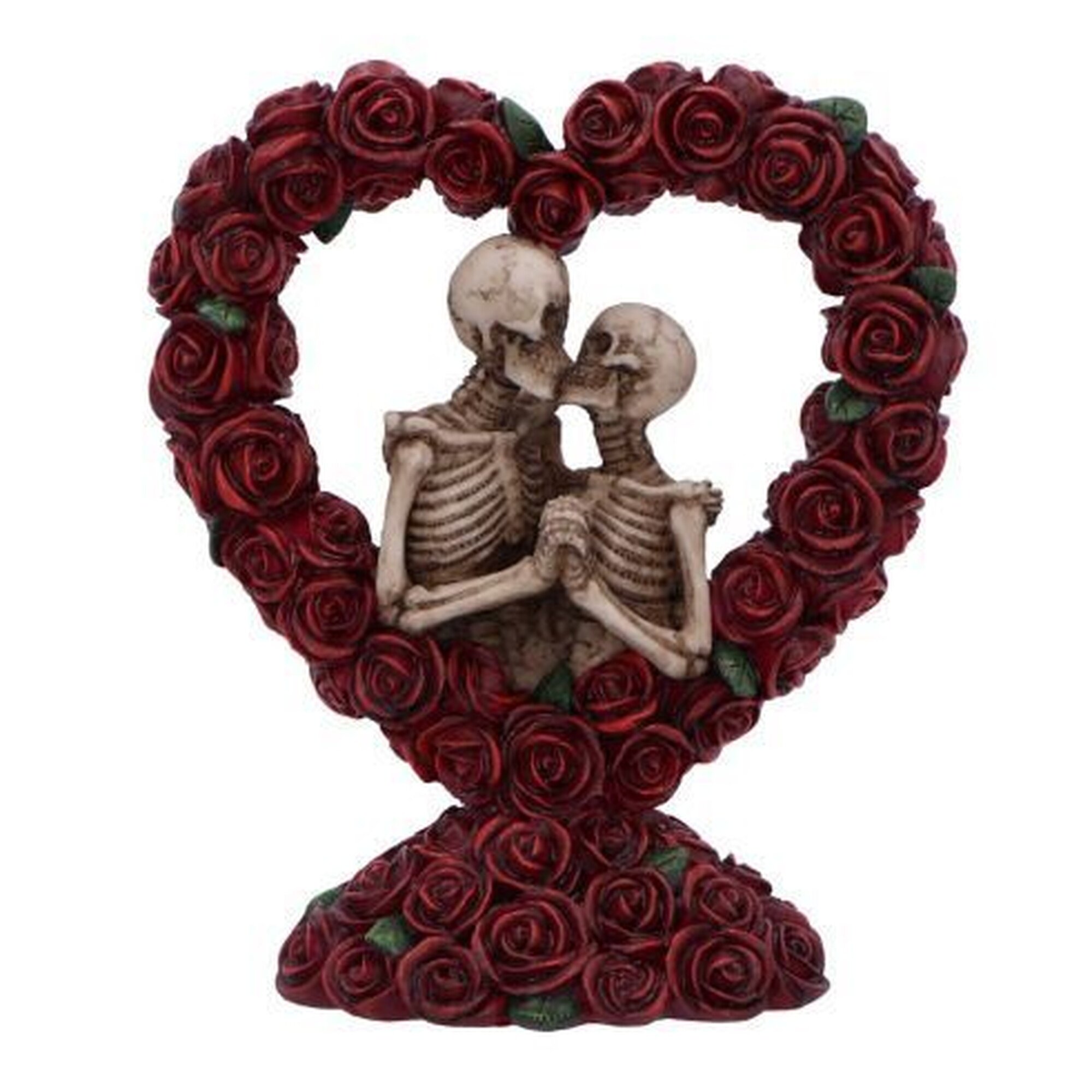 Статуэтка Nemesis Now - To Have and To Hold - Скелет влюбленных, красный, 13 см, 801269154219