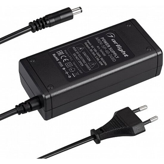 Блок питания Arlight ARDV-SP-60-24BD 24V, 2.5A, 60W , Адаптер