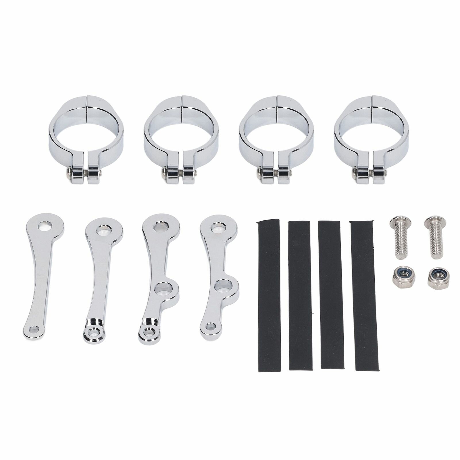 Кронштейн фары 39-41 мм, серебристый ЧПУ, для Suzuki