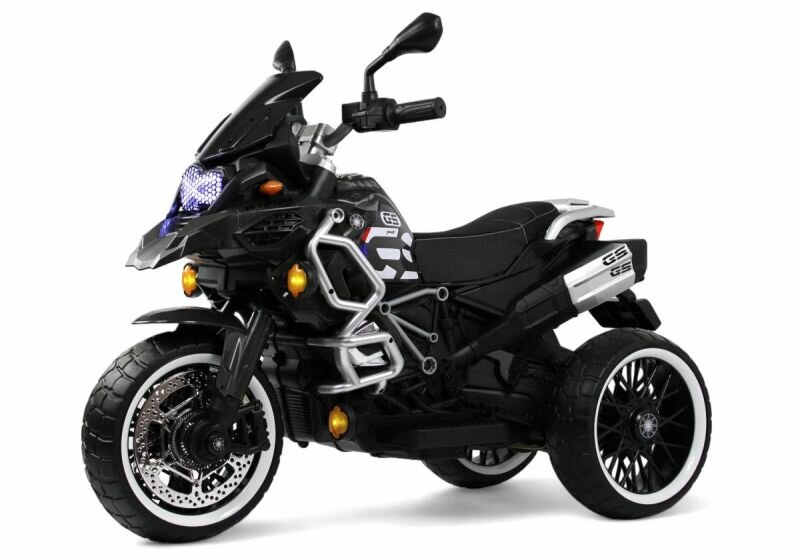 Другие электромобили Rivertoys Детский электромотоцикл М008БХ серый