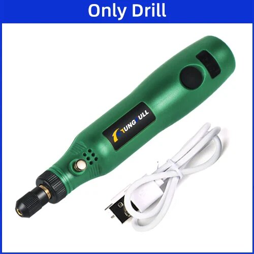 Беспроводной электрический шлифовальный станок, беспроводная дрель с USB, Мини электрическая дрель, гравировальная ручка, полировальная машина, 3 скорости, мини-гравер, дрель