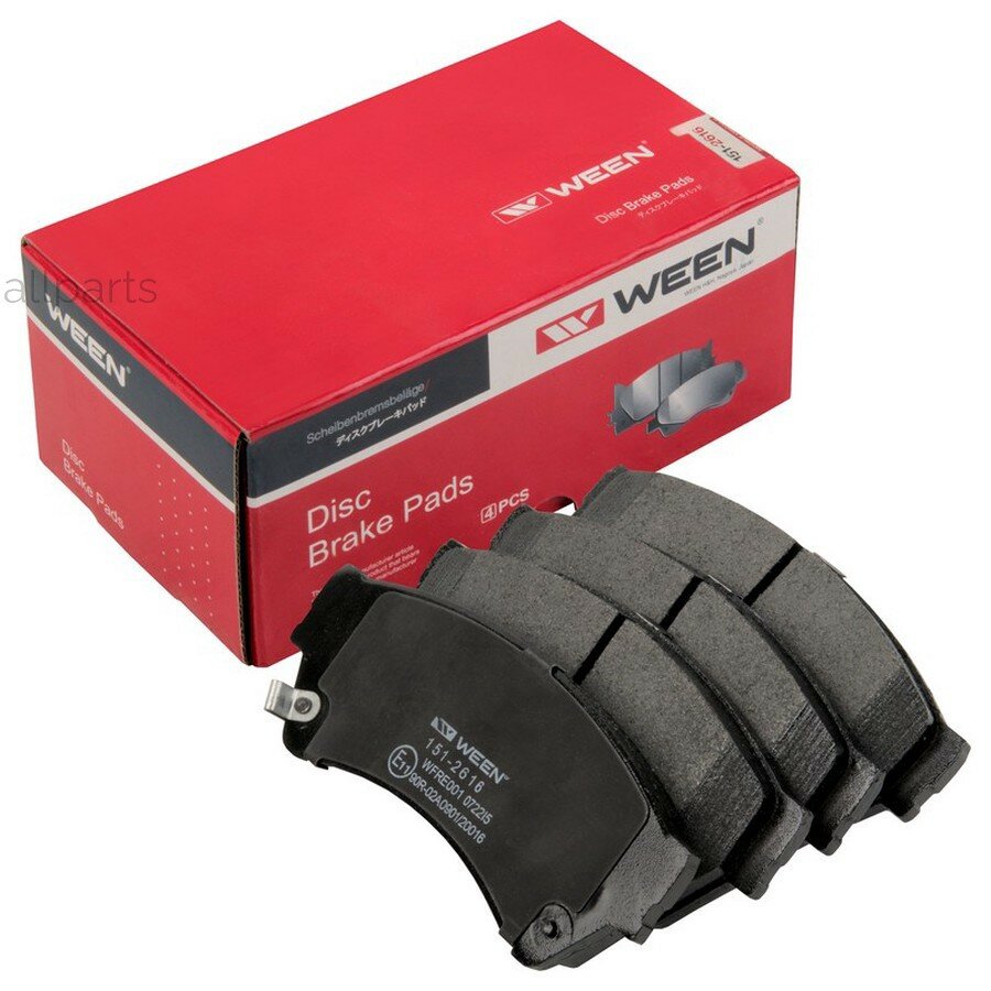 WEEN 151-2616 Тормозные колодки дисковые передние MAZDA 6 (GH)