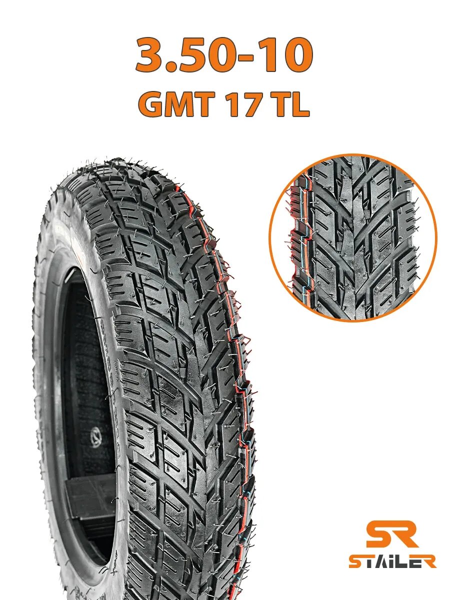 Мотошина для мотоцикла 3.50-10 GMT 17 TL