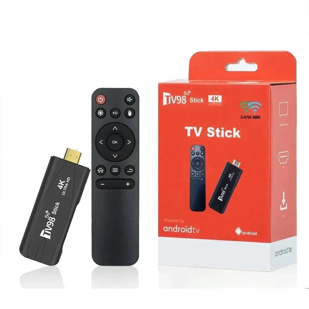 TV98 RK3228A Smart TV Stick Android 7.1 2.4G/5G двухдиапазонный WIFI TV Stick 4K HD медиаплеер 8 ГБ/16 ГБ Smart Android TV Stick