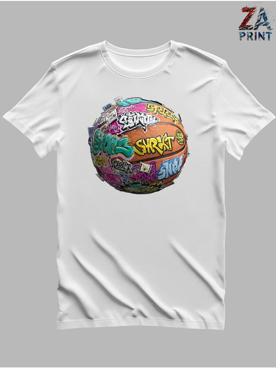 Футболка баскетбольный мяч