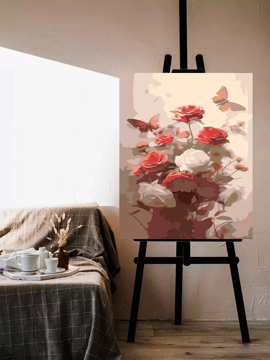 Картина по номерам Розы