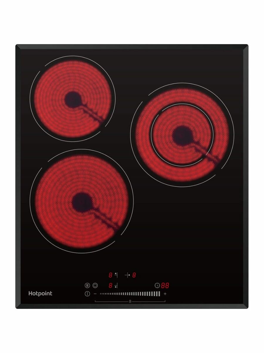 Варочная панель электрическая Hotpoint HR 4O3 BAS, черный