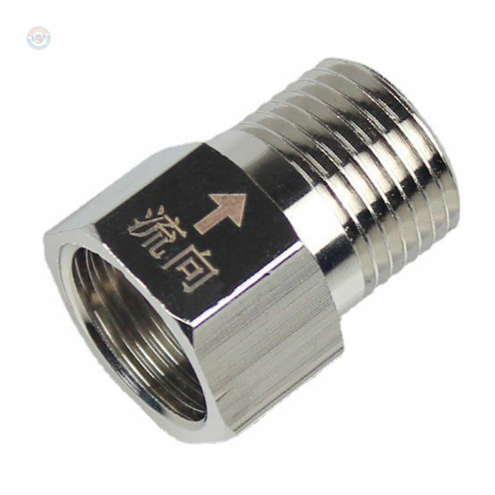 Латунный обратный клапан 1/2" BSP наружная-внутренняя резьба, одноходовой, для водонагревателя, бака и ванной комнаты, защита от обратного потока