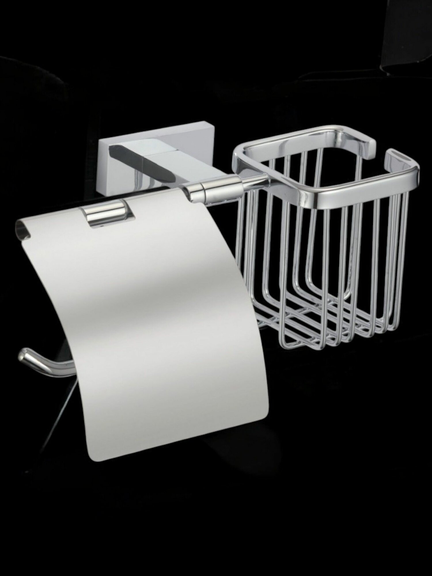 Держатель для туалетной бумаги и освежителя GANZER GZ88031L