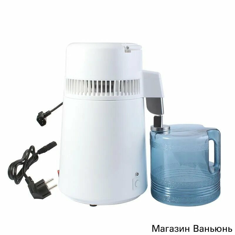 Аквадистиллятор индукционный 4 л, белый, 1 л/ч, с защитой от сухого горения