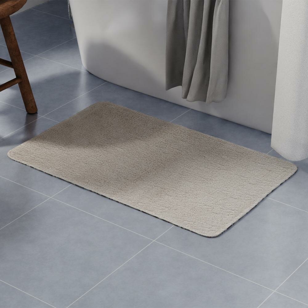 Коврик для ванной Swensa Presto 50x80 см цвет светло-бежевый