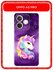 Чехол на Oppo A5 Pro / Оппо А5 Про с принтом "Кудрявый единорог"