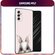 Чехол на Samsung Galaxy M52 / Самсунг Галакси M52 с принтом "Карандашный кролик ...