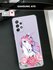 Чехол на Samsung Galaxy A73 / Самсунг Галакси А73 с принтом "Единорог с пионами"...