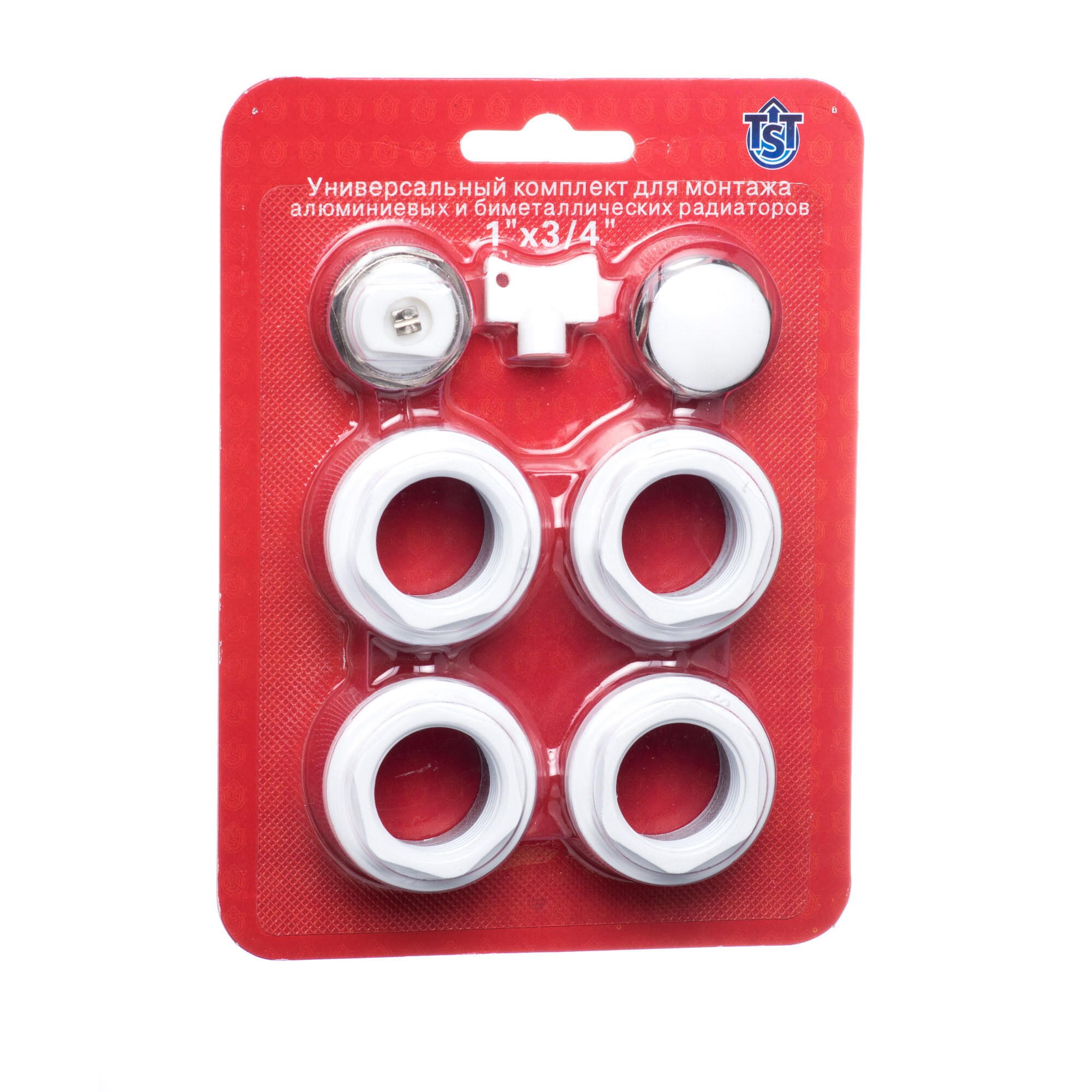 Монтажный комплект для установки радиатора 1"-3/4" универсальный TST