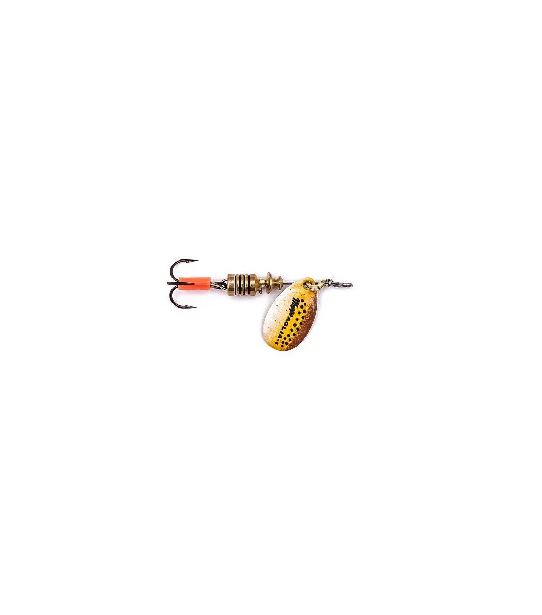 Блесна вращающаяся Mepps AGLIA FLUO, Micropigments Trout, 0, Brown, 5 шт.
