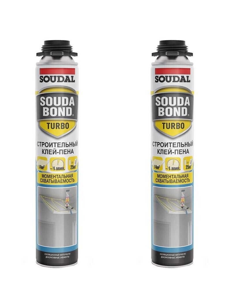 Клей для газобетона профессиональный Soudabond Blocks 750 мл (2 шт.)