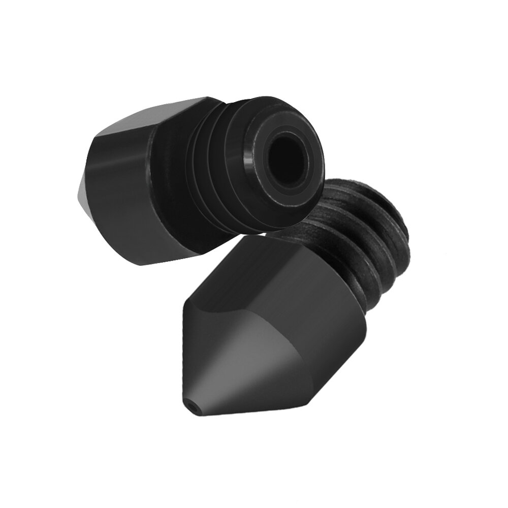 3 шт. сопла из закаленной стали 0,6 мм для филамента 1,75 мм для экструдера Hotend для 3D-принтеров Creality Ender 3/CR-10/CR-10S Pro/TEVO Tarantula Pro/TEVO Flash/Sapphire Pro