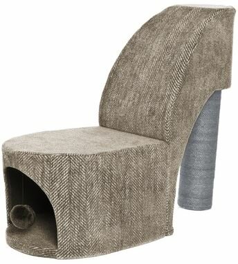 Ferribiella Когтеточка с домиком "Каблучок" 49*27*56 см (TIRAGRAFFI TACCO) GTT894 4.85 кг