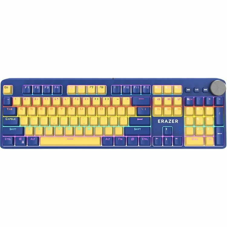 Игровая клавиатура Lenovo GK500-104 проводная USB, mechanical keyboard blue switch