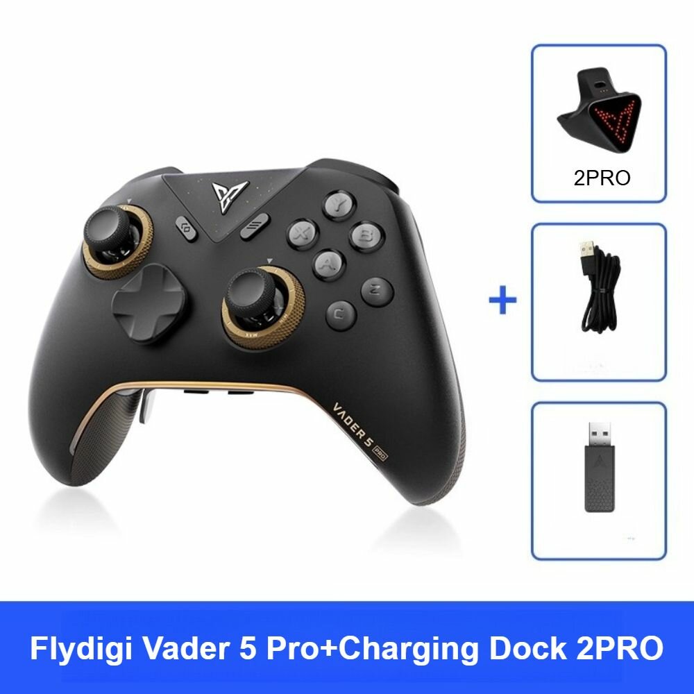 Обновление новой версии Flydigi Vader 5 Pro Беспроводной игровой контроллер Совместим с компьютерами Steam мобильными устройствами и планшетами