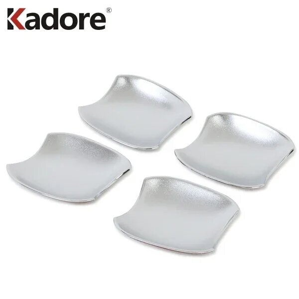 Для Toyota RAV4 RAV 4 2019 2020 2021-2025 хромированная боковая дверная ручка из углеродного волокна, накладки, украшение автомобиля, внешние аксессуары ABS Chrome Plastic