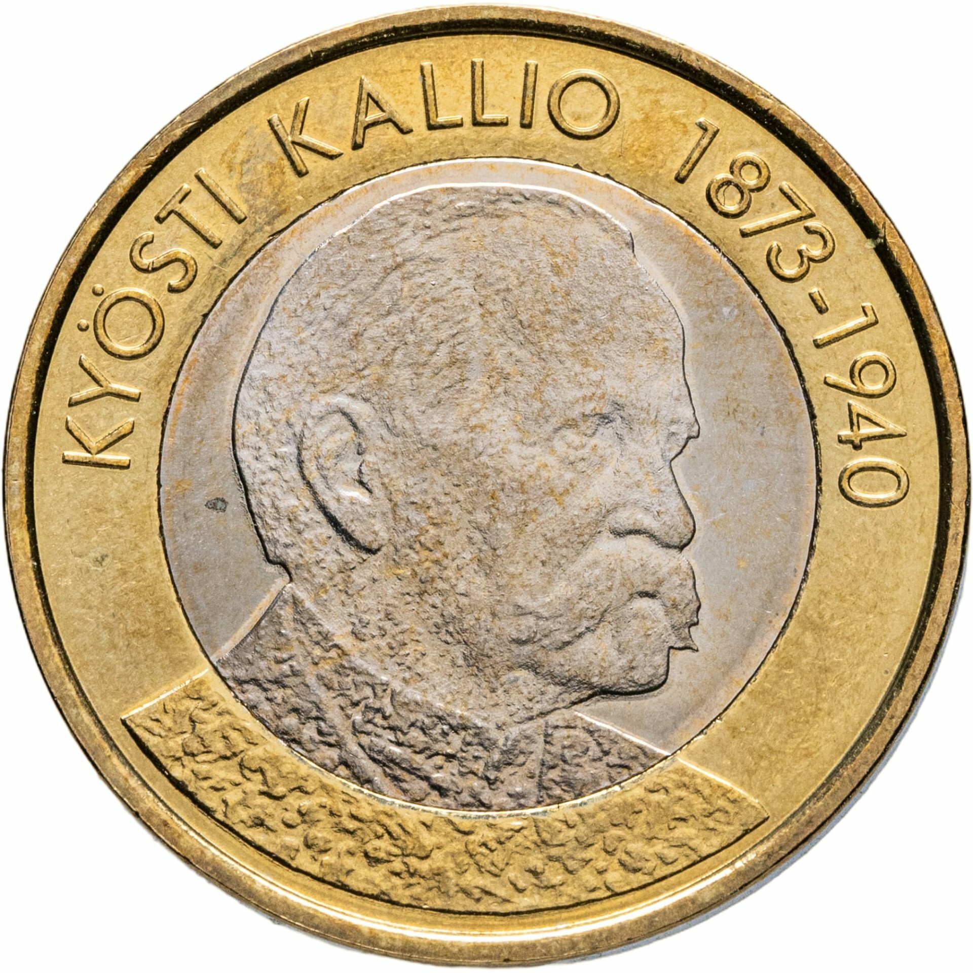 Финляндия 5 евро euro 2016 "Президенты Финляндии - Кюёсти Каллио 1937-1940", Биметалл, в сохранности UNC