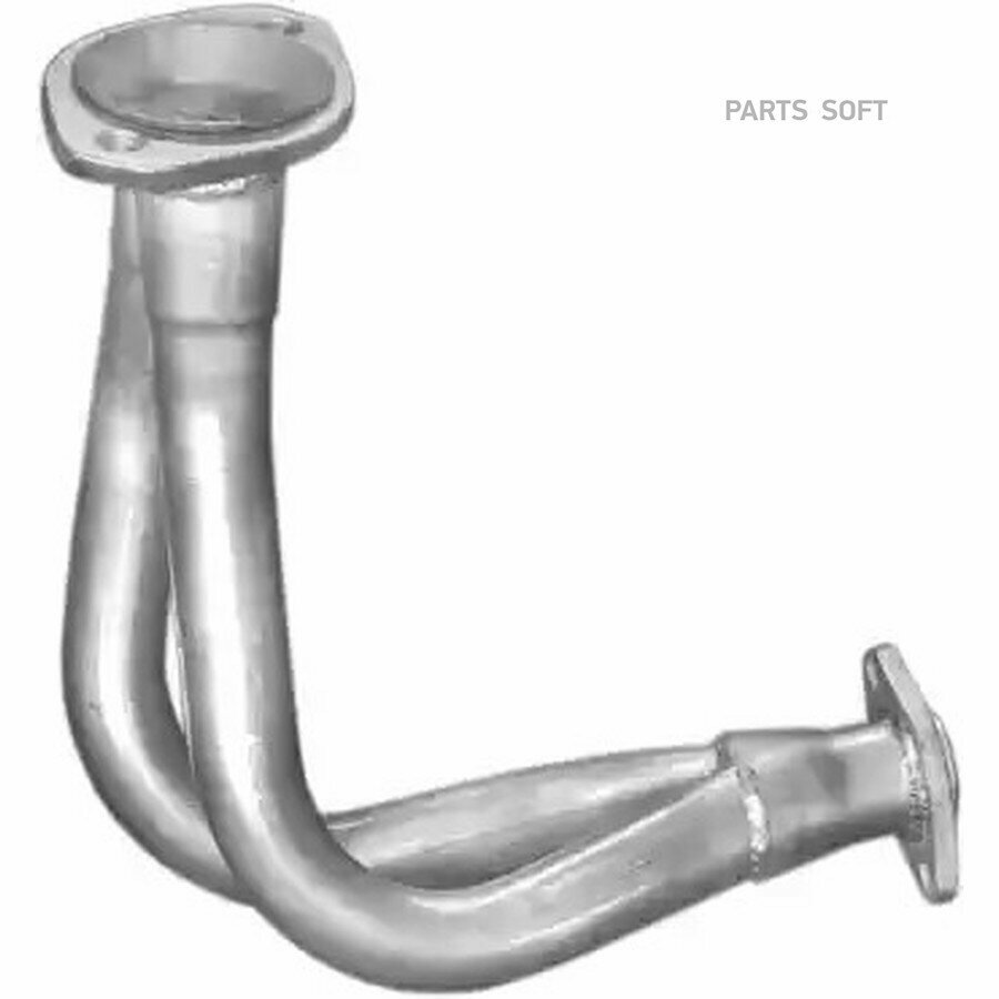 Глушитель средн труба RENAULT: R19 1.7 /1.8I, R21 1.7 от официального дистрибьютора, POLMOSTROW, артикул 21557